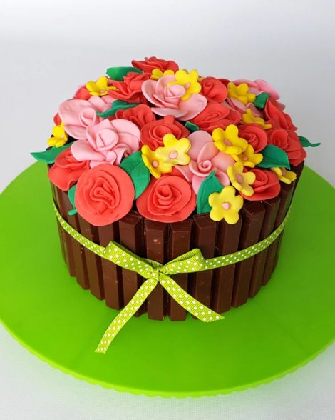 torta-kit-kat-jardin-de-flores – TuTorta.com Bogotá – Tortas temáticas ...